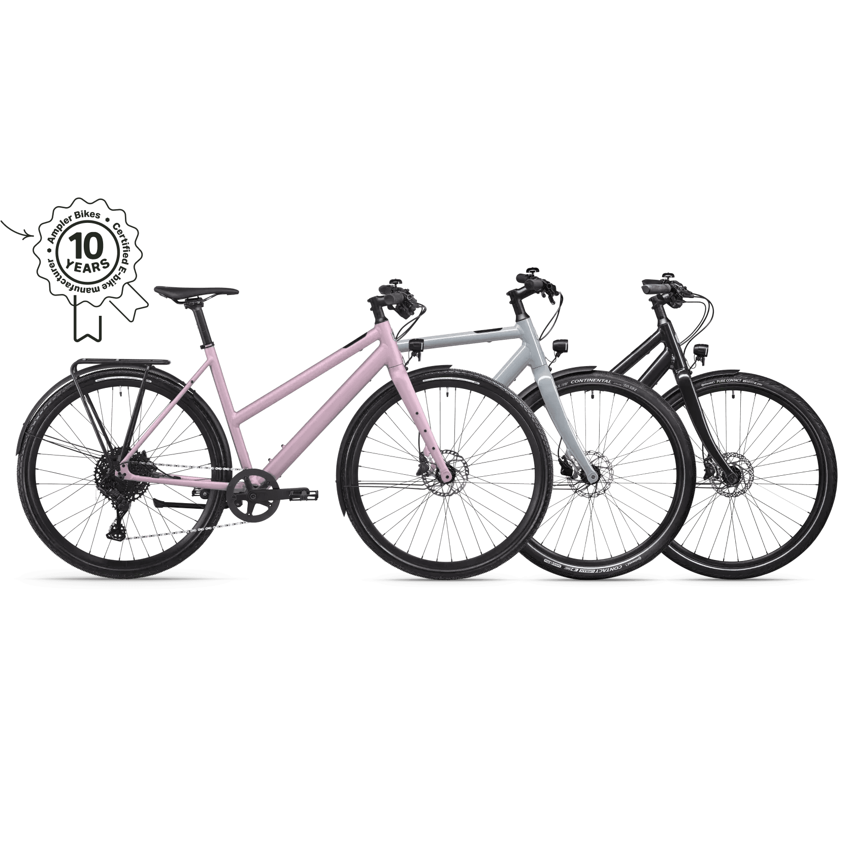 Light E-Bike Models with Hidden Battery | Ampler Bikes